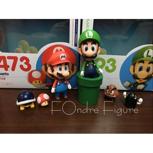 Jual NENDOROID 473 SUPER MARIO BROS NENDO LUIGI NINTENDO ACTION FIGURE ...
