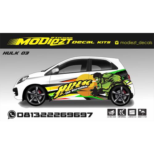 Jual STIKER MOBIL 3d HULK - Kab. Garut - modiezt print | Tokopedia