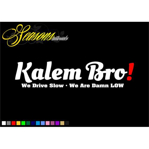 Jual stiker kalem bro 20x 4 - Kota Yogyakarta - seasons sticker | Tokopedia