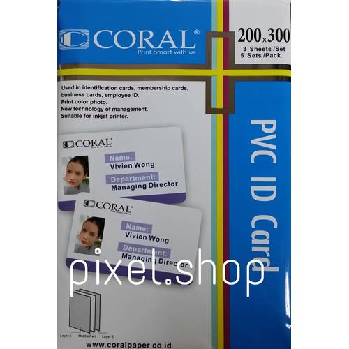 Jual Kertas Print Foto PVC | ID CARD A4 | Print Photo Paper PVC A4 ...