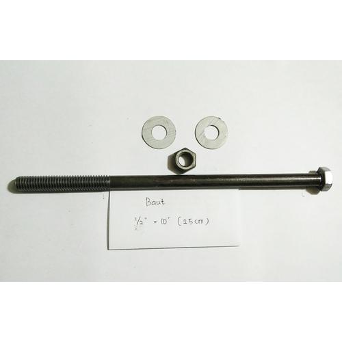 Jual Baut Baja / Baut Mur Ring / Baut Drat Kasar 1/2"x10" - Kab ...