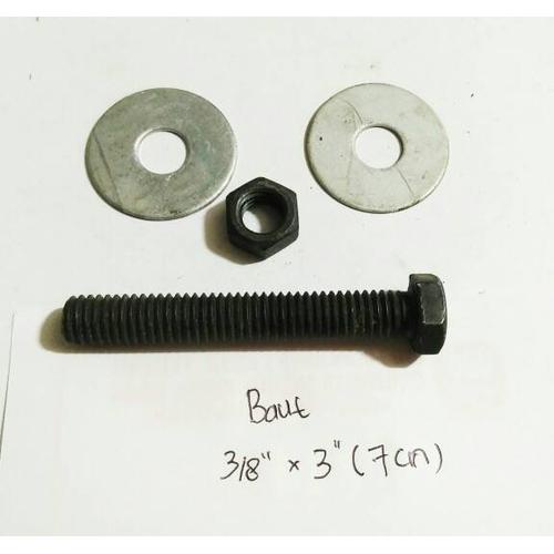 Jual Baut Baja / Baut Mur Ring / Baut Drat Kasar 3/8"x3" - Kota ...