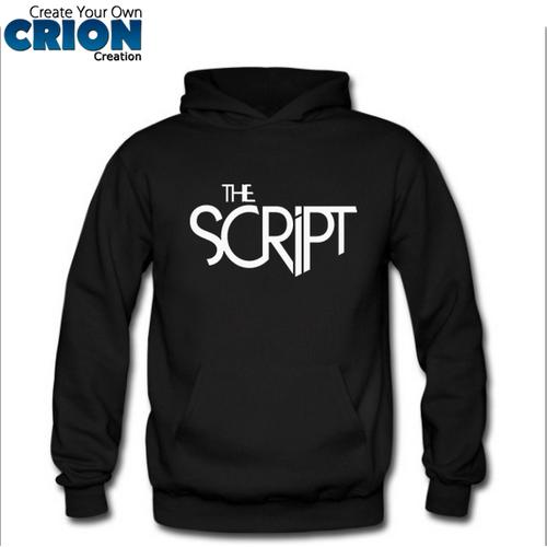 Jual Jaket Sweater Hoodie The Script - The Script Logo - By Crion - Abu ...