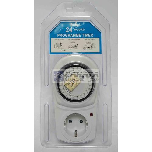 Jual Timer Stop Kontak 24 Jam Hours Analog Switch Count Down - Kota ...