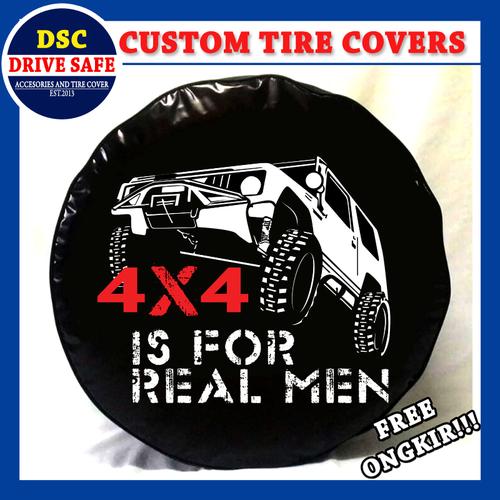 Jual Cover Ban atau Sarung Ban Mobil Suzuki Katana Jimny Design 4x4 ...