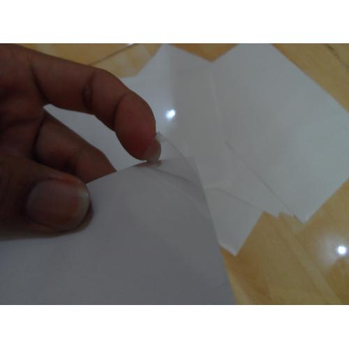 Jual Stiker / Sticker A5 Transparan Transparant bening (setengah ukuran ...