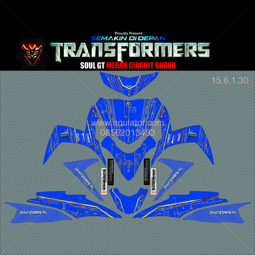 Jual Sticker striping motor stiker Yamaha Mio Soul GT Transformers SPEC ...