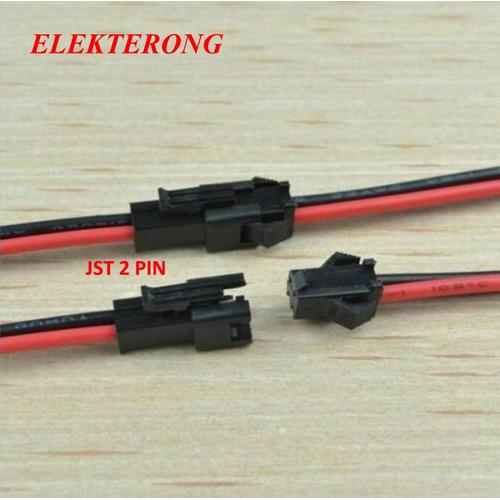 Jual BLACK 2 PIN JST CONNECTOR KONEKTOR JST (Hitam) 2 PIN - Kab. Jember ...
