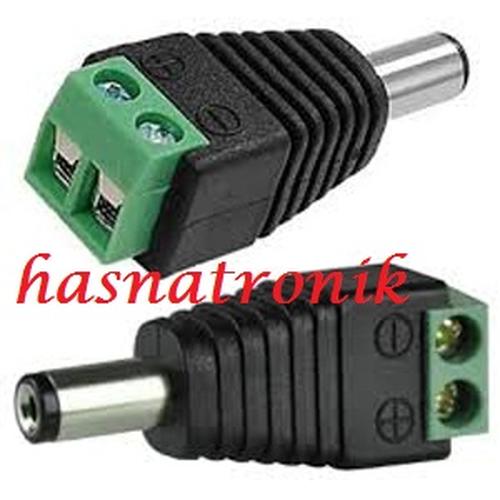 Jual Jack DC / Socket DC / Conector DC Male Power Supply CCTV - Kab ...