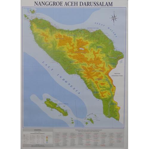 Jual Peta Provinsi Nanggroe Aceh Darussalam (Lipat) - Jakarta Selatan ...
