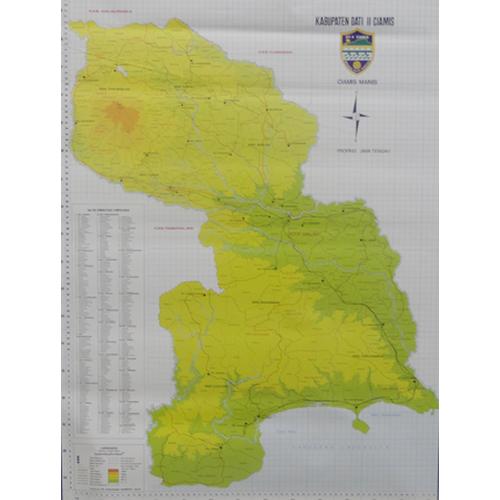 Jual Peta Kabupaten Ciamis (Lipat) - Jakarta Selatan - Rumah Peraga ...