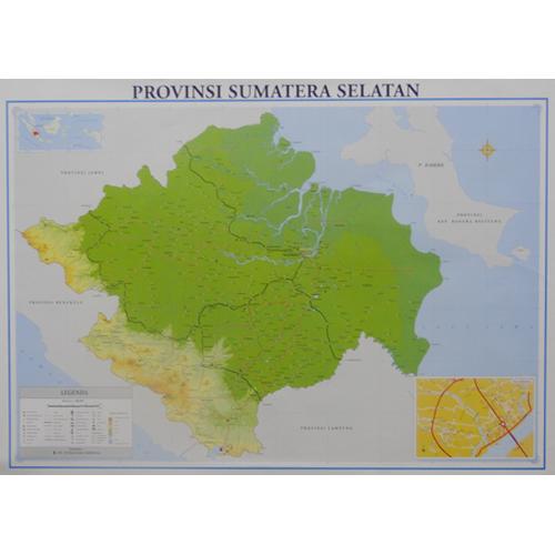 Jual Peta Provinsi Sumatera Selatan (Lipat) - Jakarta Selatan - Rumah ...