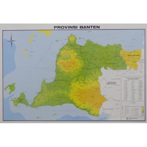 Jual Peta Provinsi Banten (Lipat) - Jakarta Selatan - Rumah Peraga ...