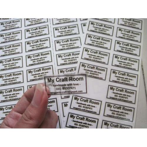 Jual Stiker Vinyl Transparan dan Stiker Vinyl Biasa Ukuran A3 ...