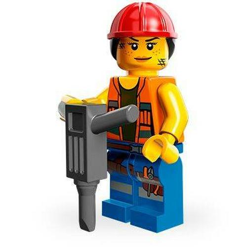 Jual Lego Minifigures series Movie (Gail the Construction Worker ...