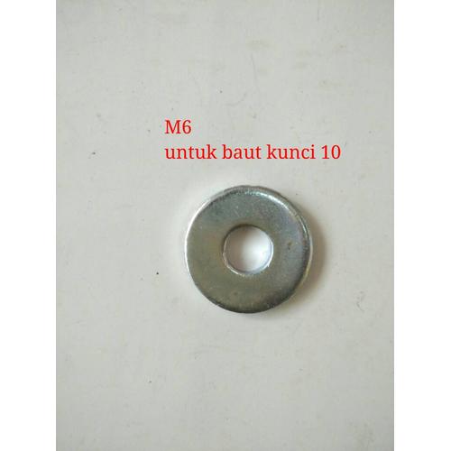 Jual RING PLAT M6/M-6 untuk baut kunci 10 - Kota Tangerang - belawa ...