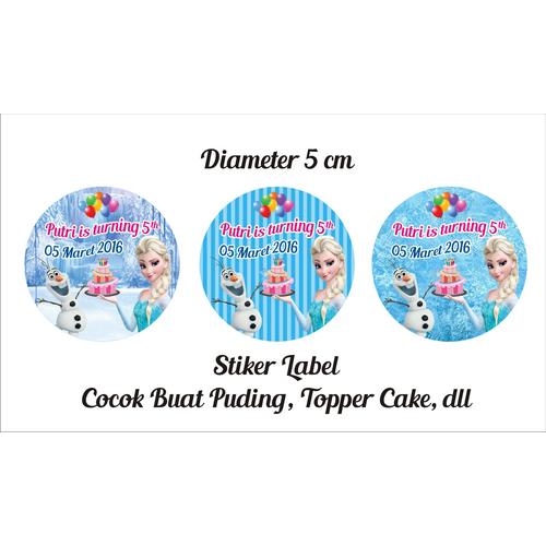 Jual Stiker label puding 5 cm - Kab. Bogor - PERCETAKAN DHUY | Tokopedia