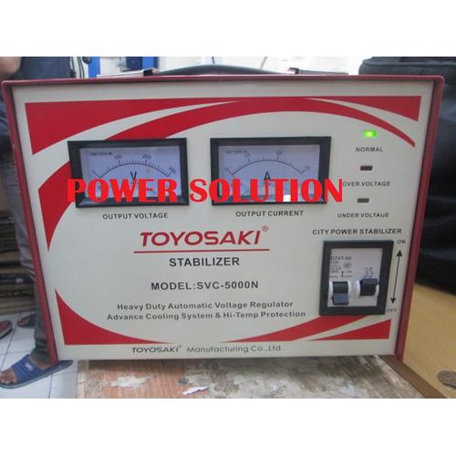 Jual STABILIZER LISTRIK RUMAH 5000VA [ STABILIZER TOYOSAKI SVC 5000N ...