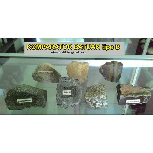 Jual Alat Peraga Geologi Geografi + Sampel Batuan + Komparator Batuan ...