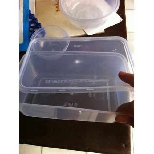 Jual Kotak plastik 650ml/ kotak makanan plastik reuseable/ wadah bekal ...