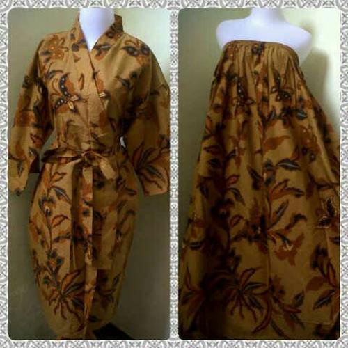 Jual Kimono Batik set/bathrobe set/perlengkapan salon dan spa - Kota ...