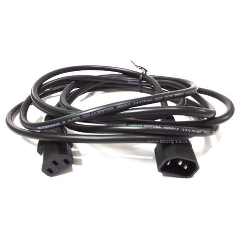 Jual KABEL POWER 10 mtr CPU-MONITOR C13-C14 SNI 3X0.75mm - Jakarta ...