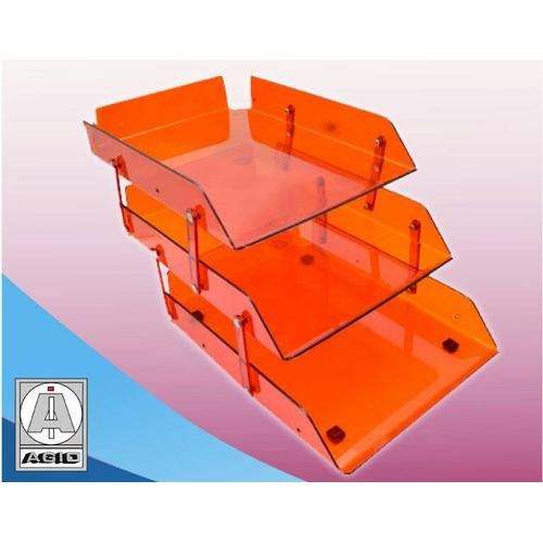 Jual Elevated Paper Tray Model 603 (rak kertas 3 susun) - Hitam - Kota ...