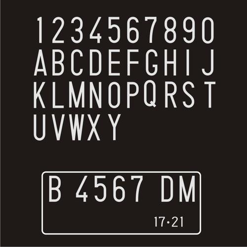 Jual Stiker / Sticker Cutting Plat Nomor Motor - Kab. Kendal - Goal ...