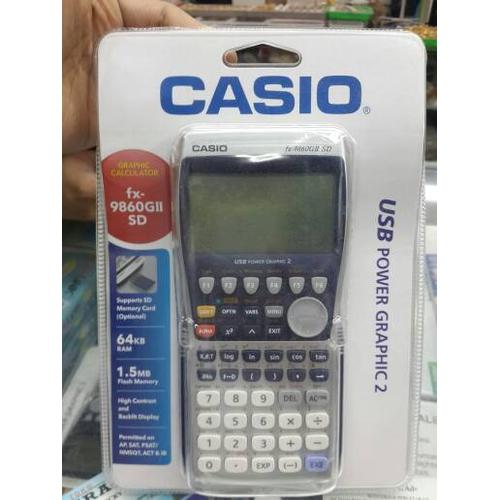 Jual Casio Graphic fx 9860gii sd bergaransi resmi - 9860G3 SD - Jakarta Pusat - CITRA SENEN ...