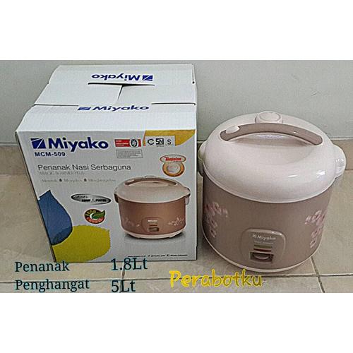 Jual MIYAKO MCM-509 Rice Cooker Magic Com 3in1 1.8 Liter - Kota ...
