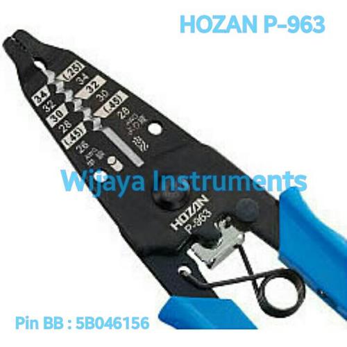 Jual HOZAN P-963 WIRE STRIPPERS JAPAN / TANG KUPAS KABEL - Jakarta Barat - Wijaya Instruments ...