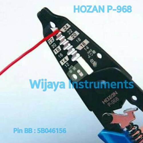 Jual HOZAN P-968 WIRE STRIPPER JAPAN / TANG KUPAS KABEL - Jakarta Barat - Wijaya Instruments ...
