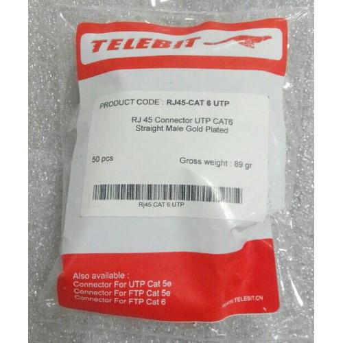 Jual Telebit RJ45-CAT 6 UTP Konektor LAN Cat6 - Kota Bandung ...