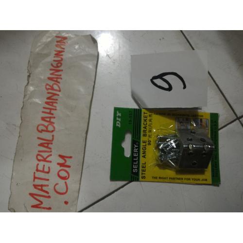 Jual besi siku bracket iron satu pack isi 4 ukuran 1 inch siku rak ...