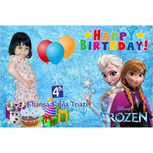 Jual Spanduk Banner Ultah Frozen - Kab. Bandung - Aleka Photowork ...