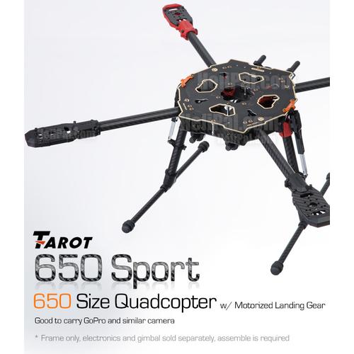 Jual Tarot 650 Sport 4-Axis Multi Frame w/Retract Landing Gear ...