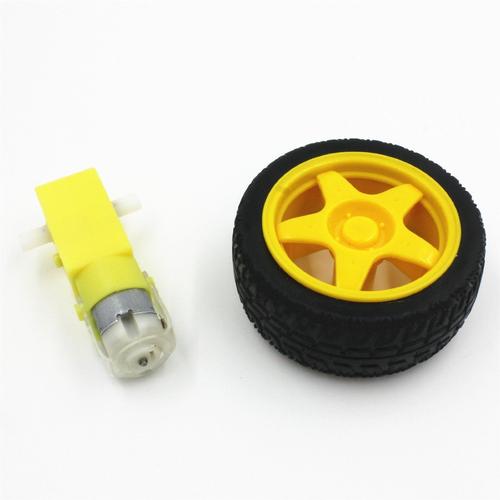 Jual Motor DC + Roda dilengkapi Gearbox - 3VDC - 6VDC - Kab. Kulon ...