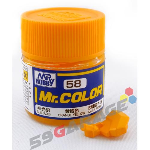 Jual Mr Color C 58 ORANGE YELLOW - Gundam model kit paint - Jakarta ...