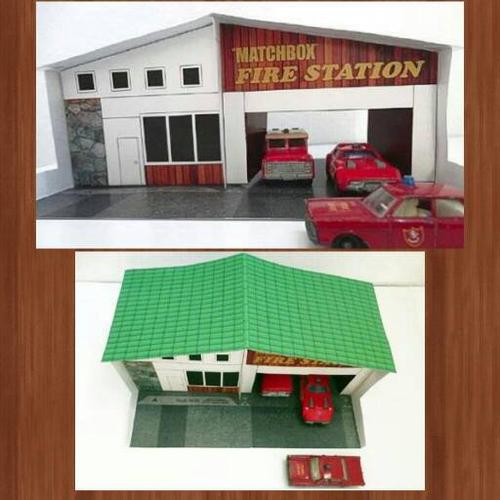 Jual diorama papercraft fire station 2 skala 1/64 - Kota Bandung ...