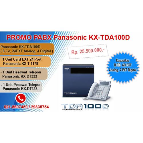 Jual Paket PABX Panasonic KX-TDA100D - Jakarta Barat - EXCELCOM ...