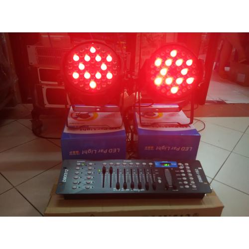 Jual Paket Parled 54x3watt Rgbw + Mixer Dmx 512/192 (Hemat ...