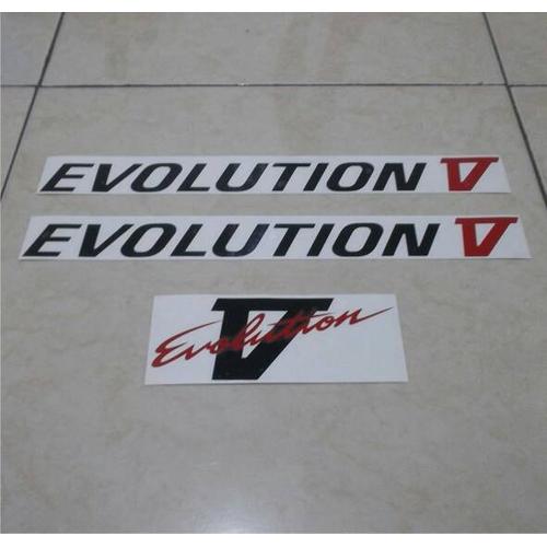 Jual Stiker Set Evolution V - Hitam Merah - Kab. Bandung - DreamSticker ...