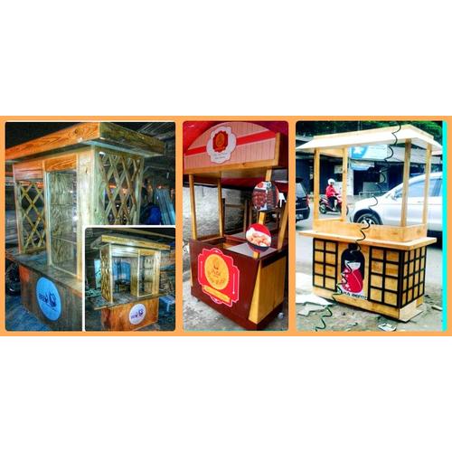 Jual Booth Stand Rombong Gerobak Kayu Jati Belanda - Kota Depok ...