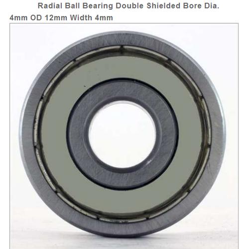 Jual Miniature Deep Groove Ball Bearing Dimensi ID 4mm x OD 12mm x B ...