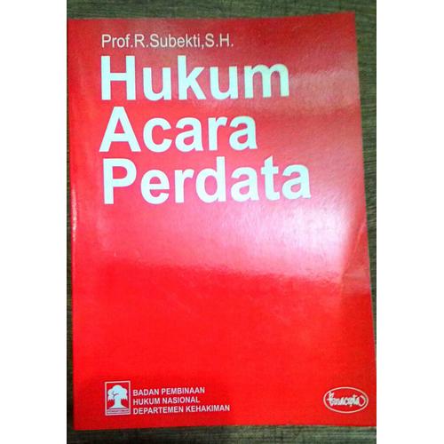 Jual Hukum Acara Perdata, R. Subekti - Kota Bandung - Bursa Buku ... Jual Hukum Acara Perdata, R. Subekti - Kota Bandung - Bursa Buku ...