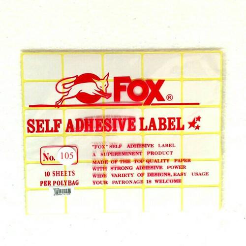 Jual Fox Label Stiker 105 / Undangan / Nama / Self Adhesive - Kota ...