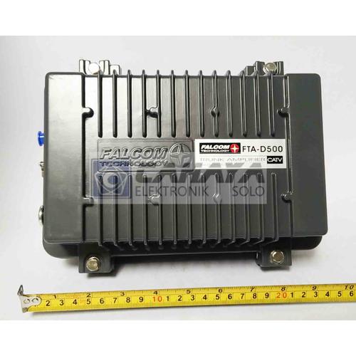 Jual Falcom Booster FTA D500 Outdoor CATV Trunk Amplifier 2 Output ...