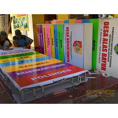 Jual Neon Box Kantor Desa - Kab. Jember - centralcnc | Tokopedia