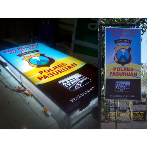 Jual Neon Box Pos Polisi - Kab. Jember - centralcnc | Tokopedia