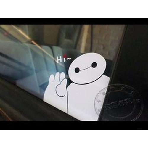 Promo Aksesoris Mobil Stiker Kaca Body Belakang Baymax Hi Car Decal ...